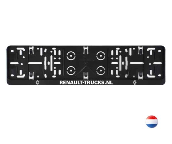 Kentekenplaathouder met eigen tekst en logo l Pelster Automotive