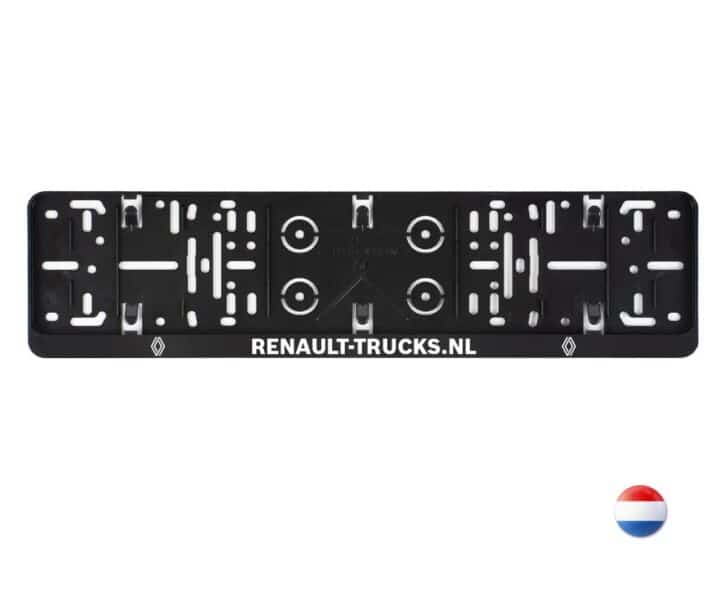 Kentekenplaathouder met eigen tekst en logo l Pelster Automotive